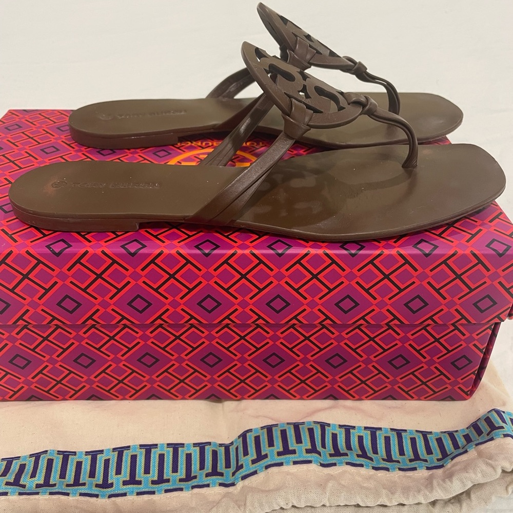 Tory Burch Miller Square Toe Sandal - Gem
